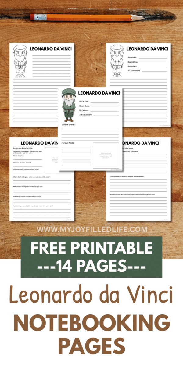 Leonardo da Vinci Notebooking Pages