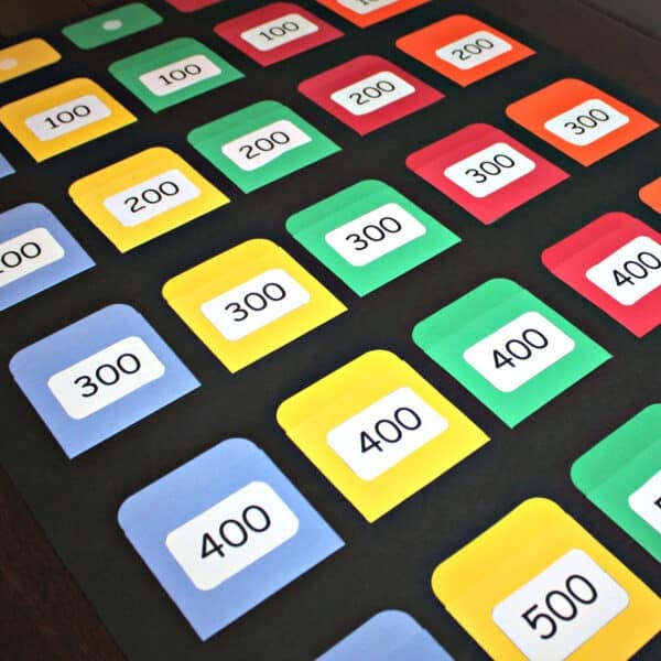 Trivia Game Board Template - My Joy-Filled Life